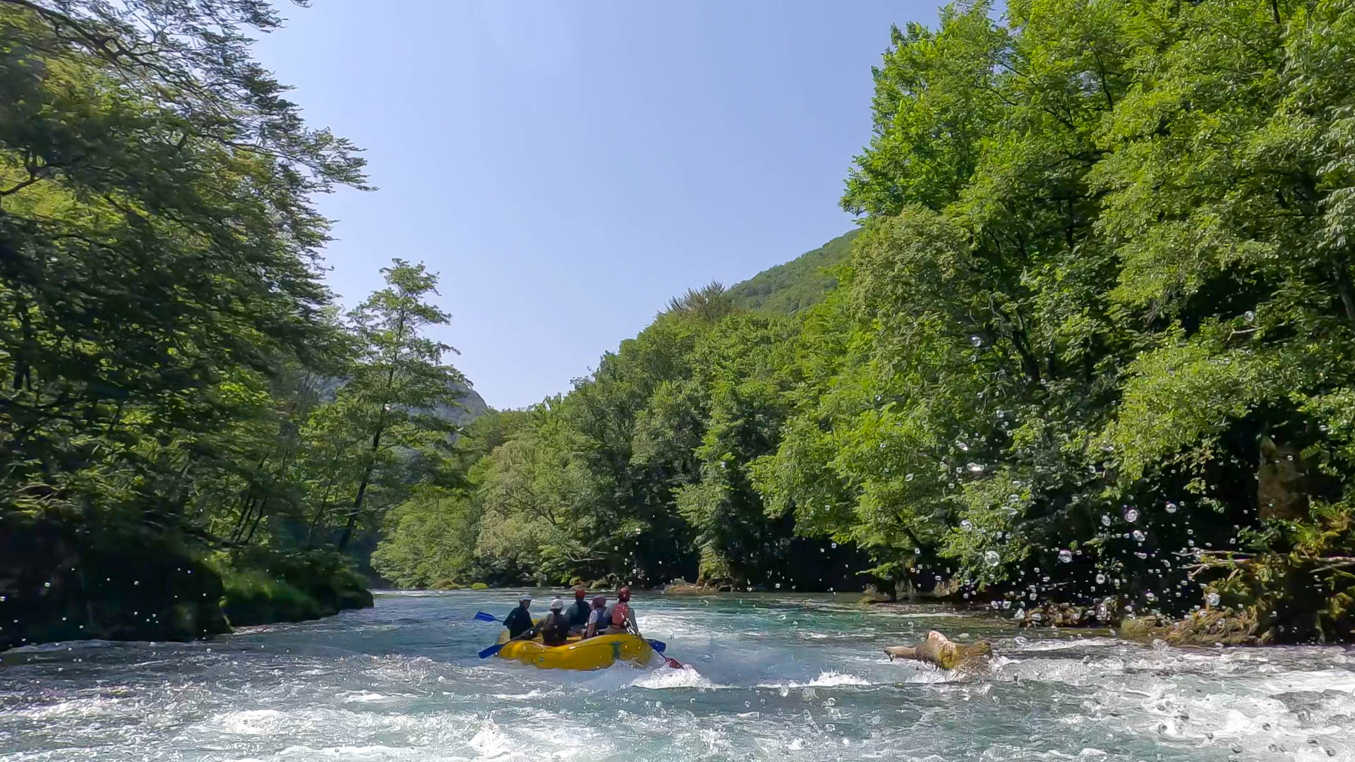 Epic Una whitewater rafting in Croatia - Raftrek Adventure Travel