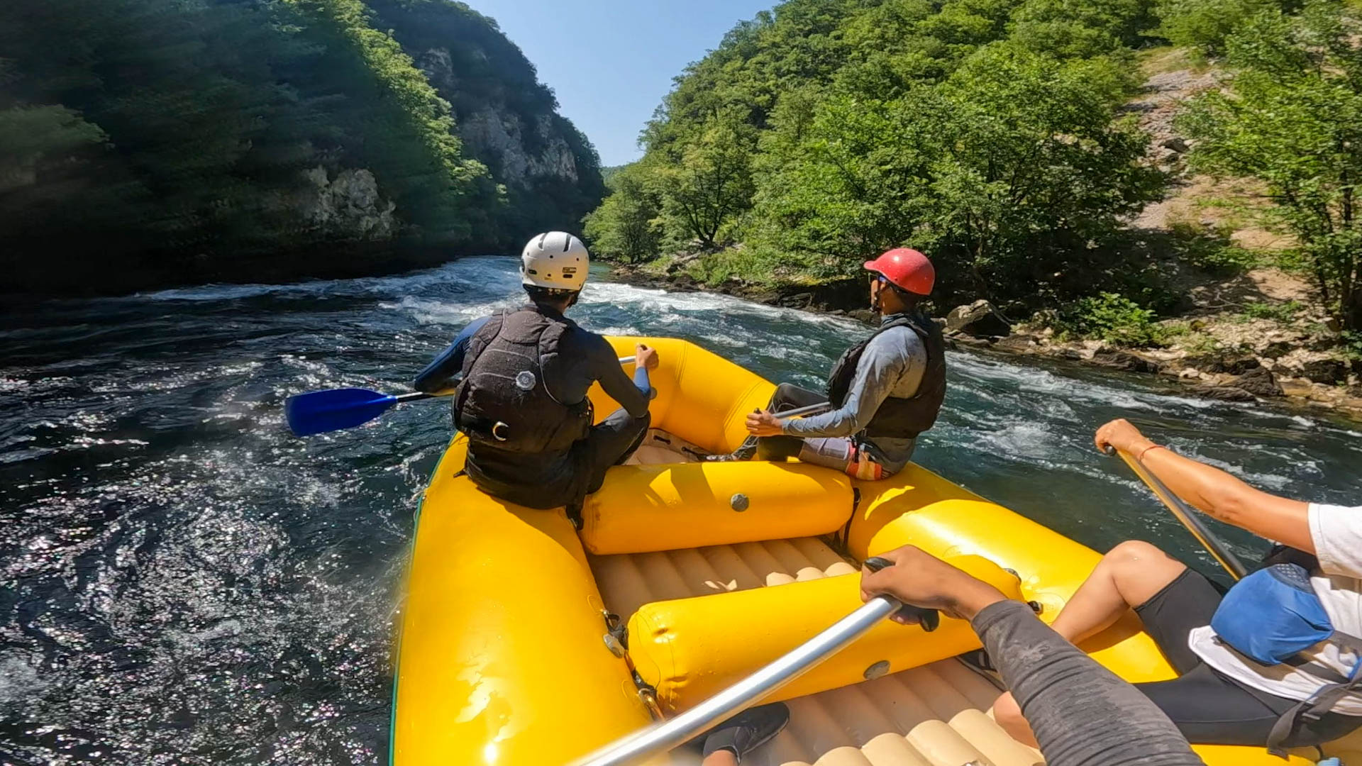 Epic Una whitewater rafting in Croatia - Raftrek Adventure Travel
